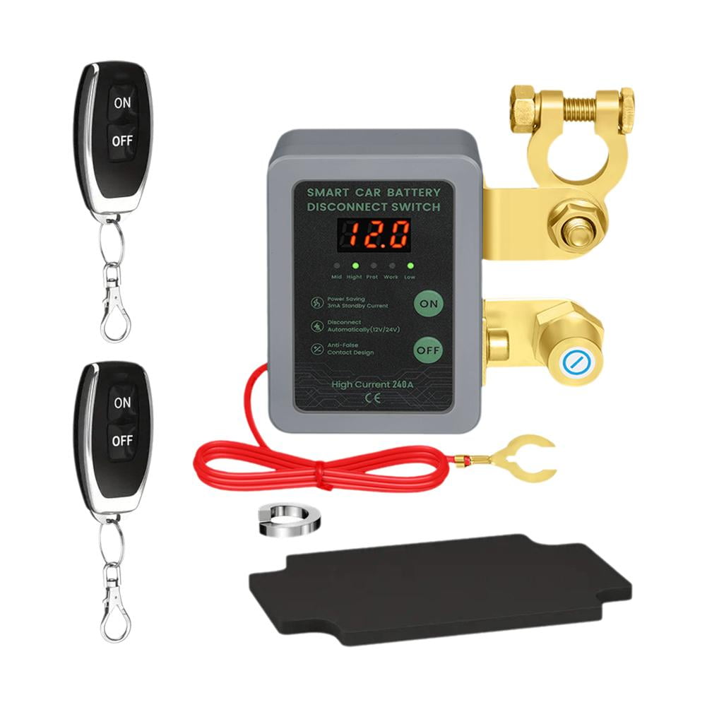 TONAIN 12V 240A Remote Battery Disconnect Switch,2025 Upgraded Smart ...