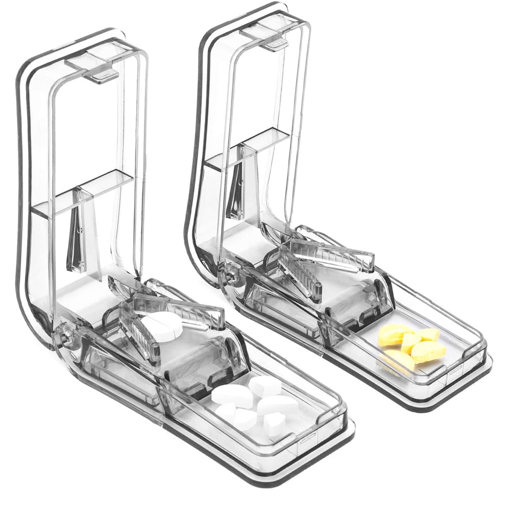 TONAIN 2PCS Pill Cutter for Small Pills, Tablet Splitter with Blade ...