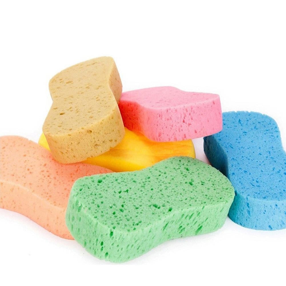 TONAIN Car Wash Sponges,Extra Thi Large Colorful Cleaning Sponge lti ...