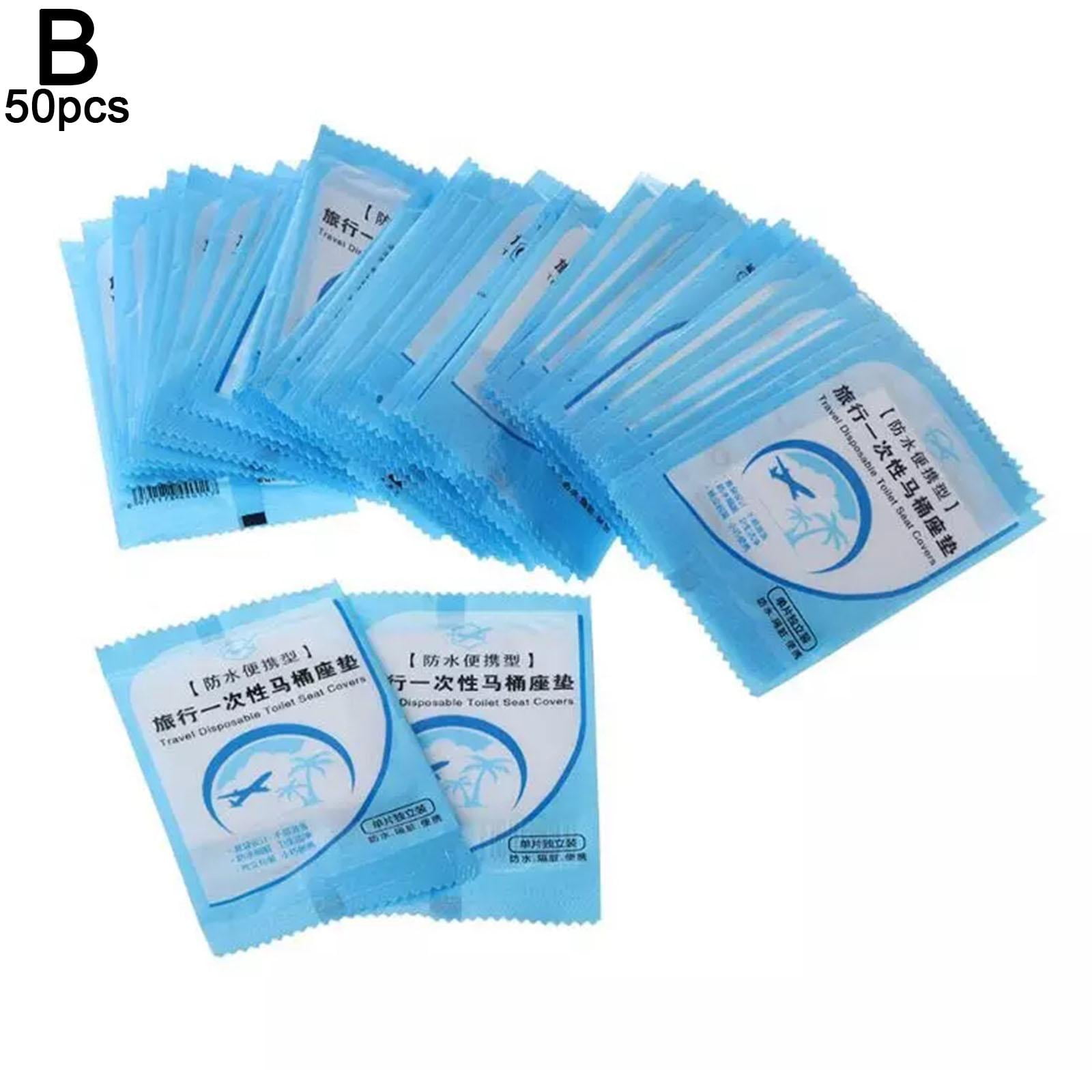 TONAIN Disposable Paper Toilet Lid Cover, White 50 Count - Walmart.com