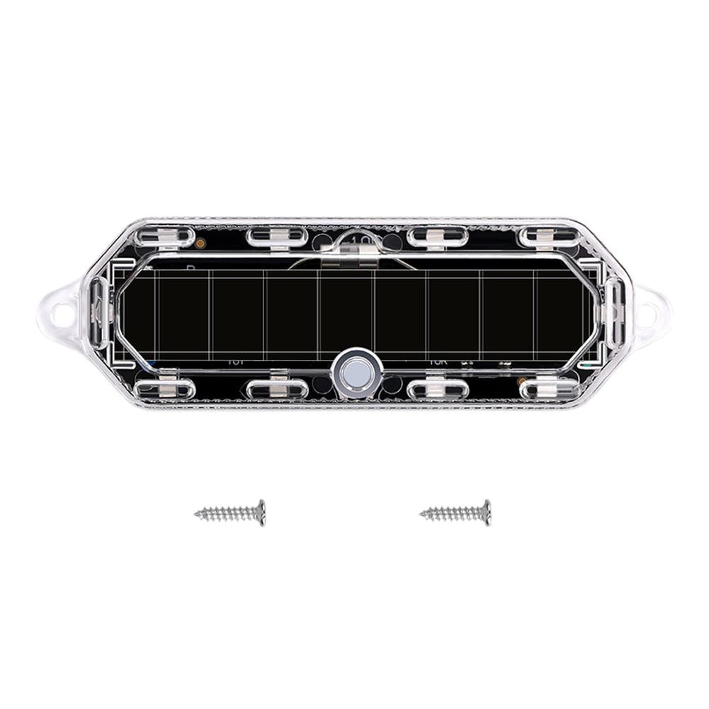 TONAIN Solar Power Mortorcycle Cars LED Warning Light Tail Strobe Anti ...