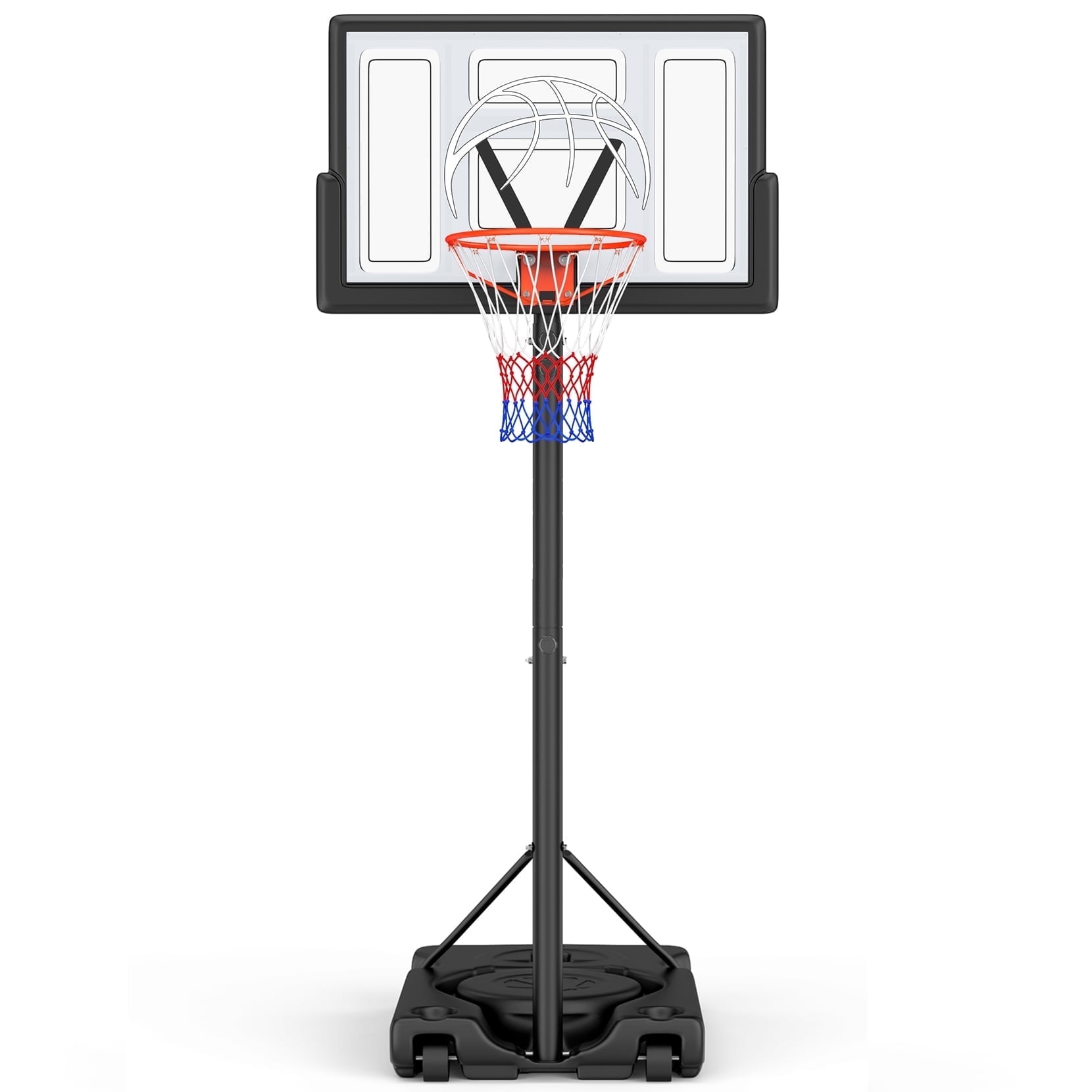 Toremore Basketball Hoop Outdoor 10ft Adjustable, Portable Basketball ...