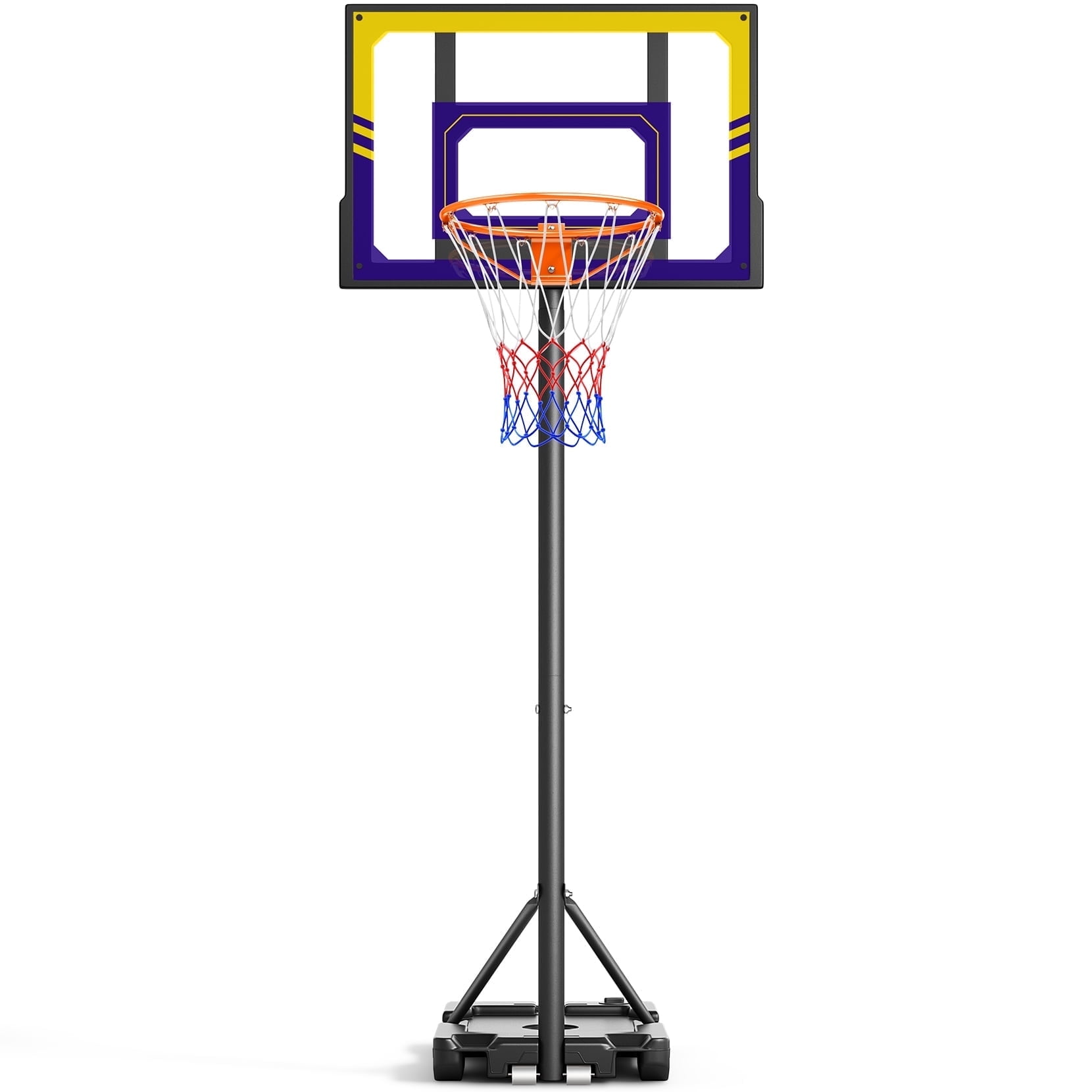 TONBUX Kids Basketball Hoop Adjustable 3.5-7ft, Portable Basketball ...
