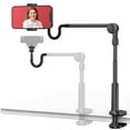 TONEOF Gooseneck Phone Holder, Webcam Stand, Lazy Bed Mount, Compatible ...