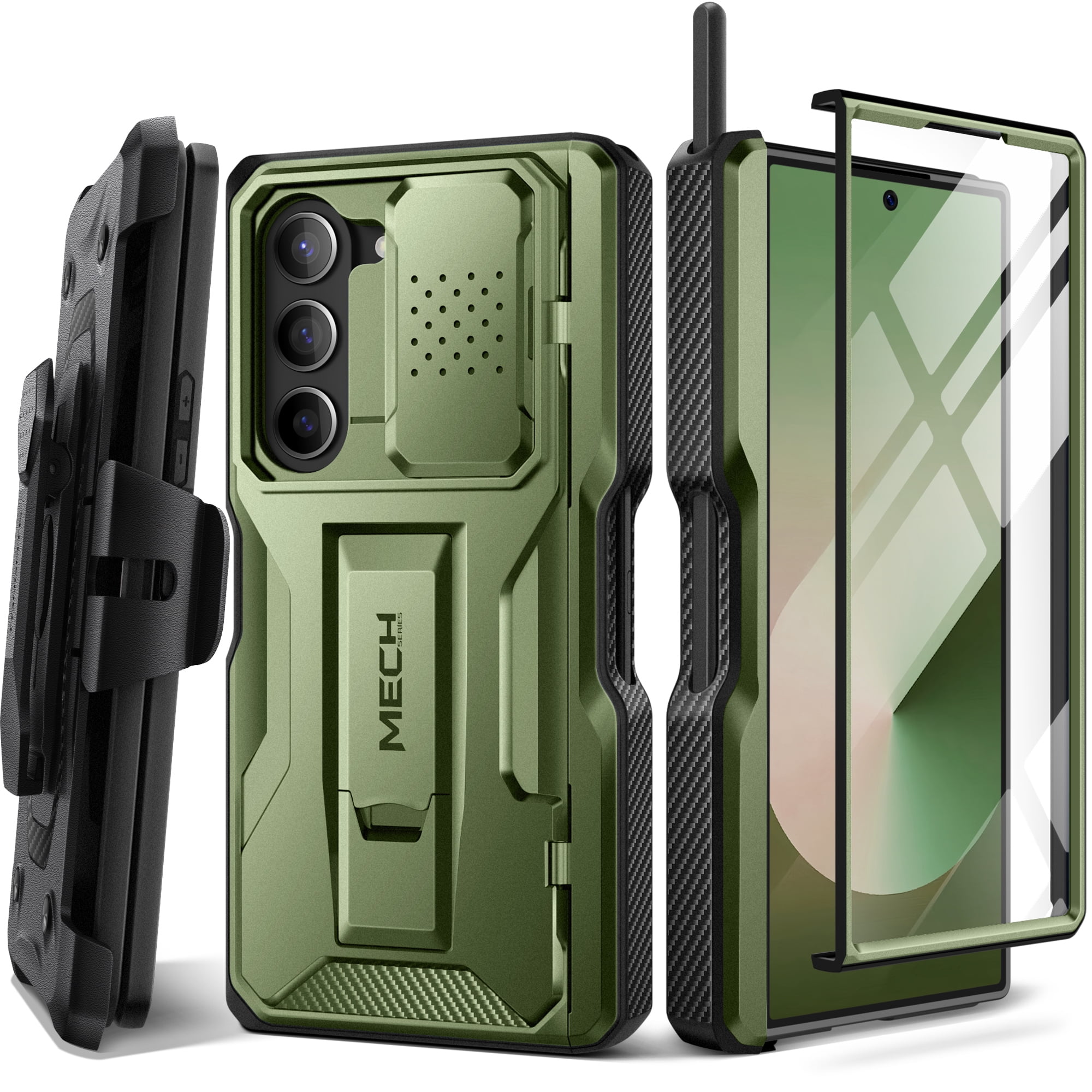 TONGATE Green Hard Shell Rugged Cell Phone Case for Samsung Galaxy Z ...