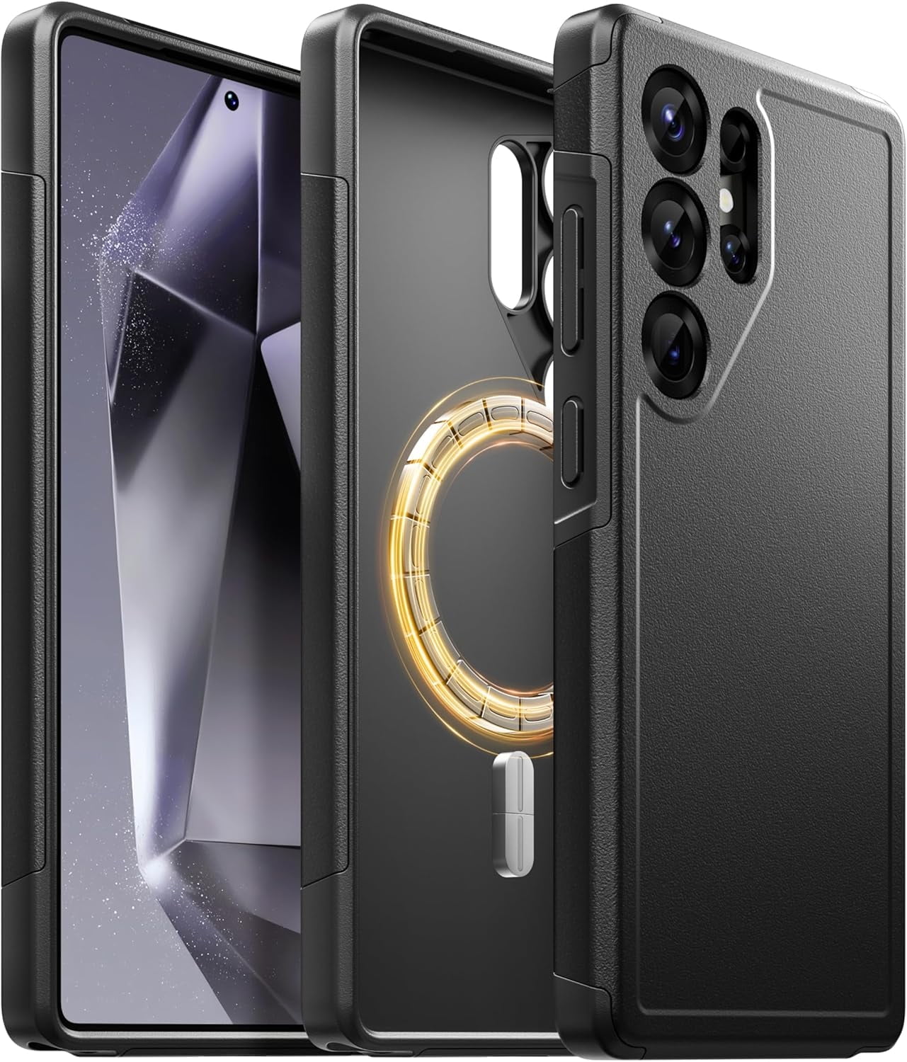 TONGATE Protective Hard Shell Rugged Cell Phone Case for Samsung Galaxy ...