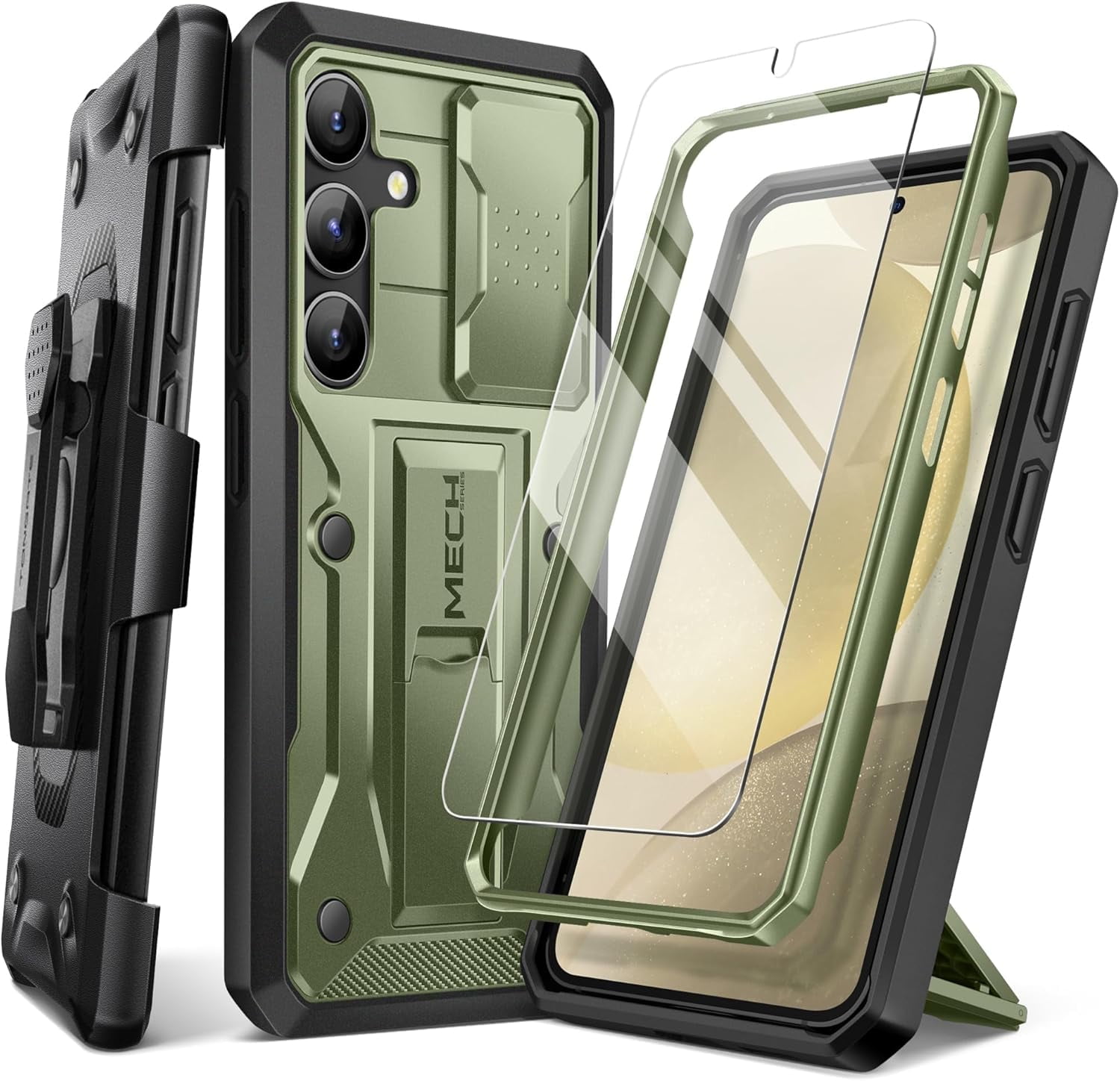 Tongate Rugged Defense Case for Samsung Galaxy S24 Plus, Shockproof ...