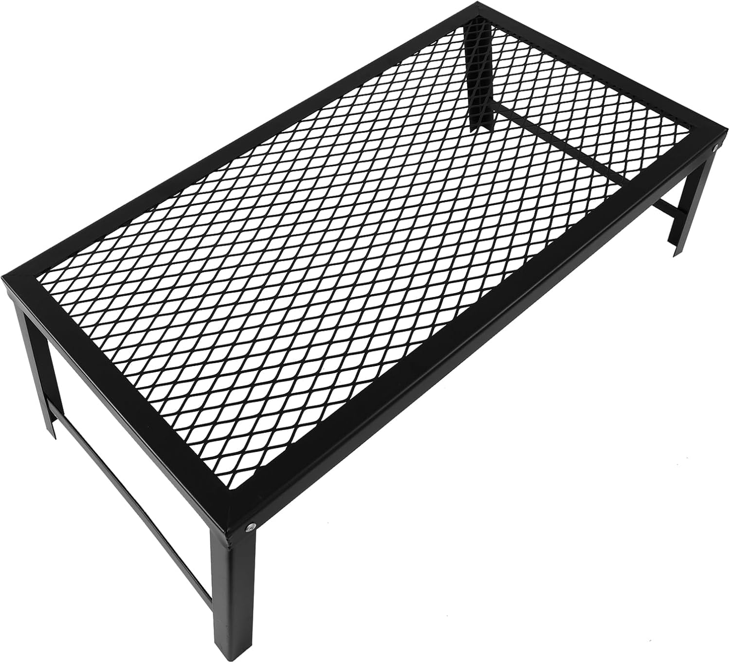 TONGW Portable Camping Grill Grate, 44lb Capacity Foldable Fire Pit ...