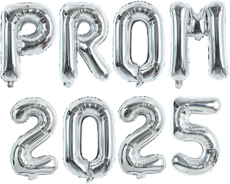 TONIFUL Silver Class of 2025 Graduation Balloon Banners 2025 Graduation ...