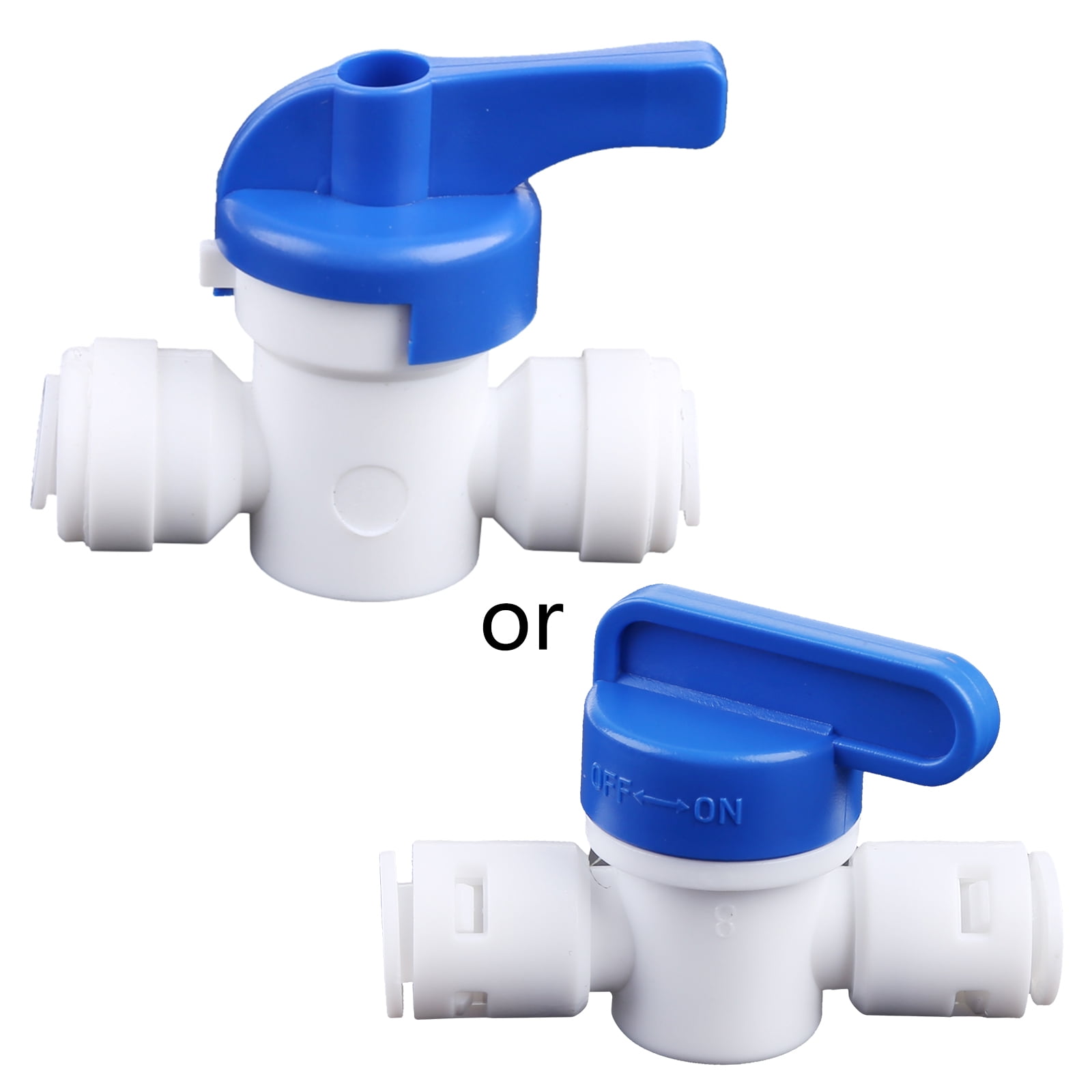 TONKBEEY 1/4'' Inline Ball Valve Quick Connect Shut off RO Water ...