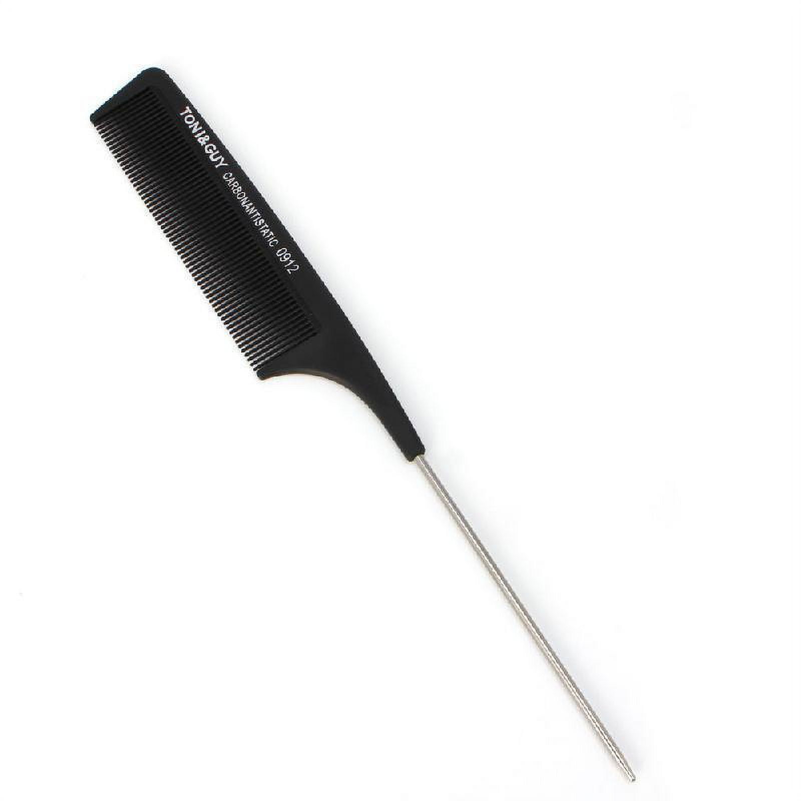 TONKBEEY Fine-tooth Metal Pin Hairdressing Hair Styling Rat Tail Comb ...
