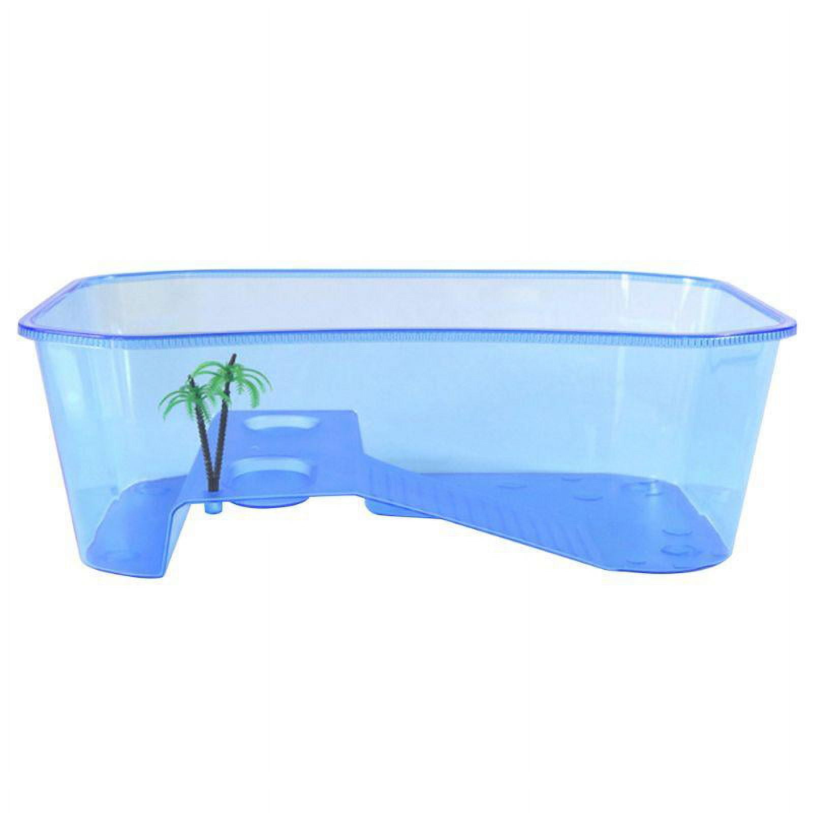 TONKBEEY Reptile Vivarium Box Turtle Tortoise with Basking Ramp Tank ...