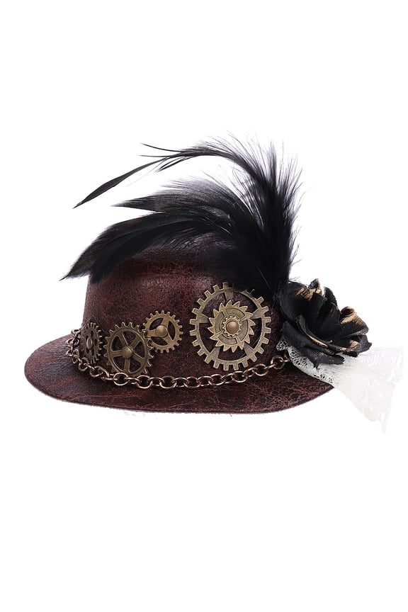 Mini Top Hat Hair Clips