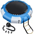 TONKOUM 6.5ft Portable Inflatable Water Trampoline for Lake, Pool ...