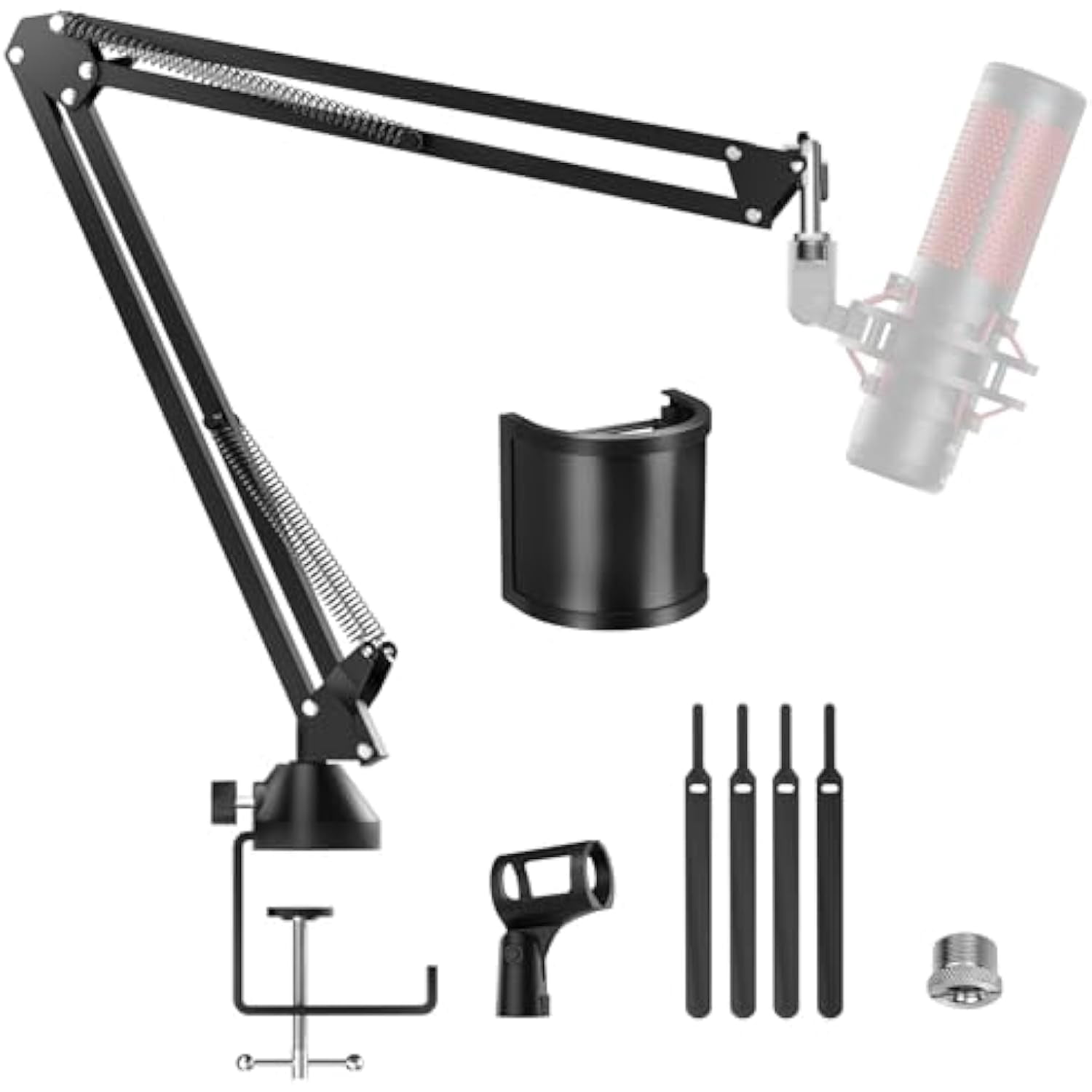 TONOR Microphone Boom Arm, Adjustable Microfono Stand Mic Arm with ...
