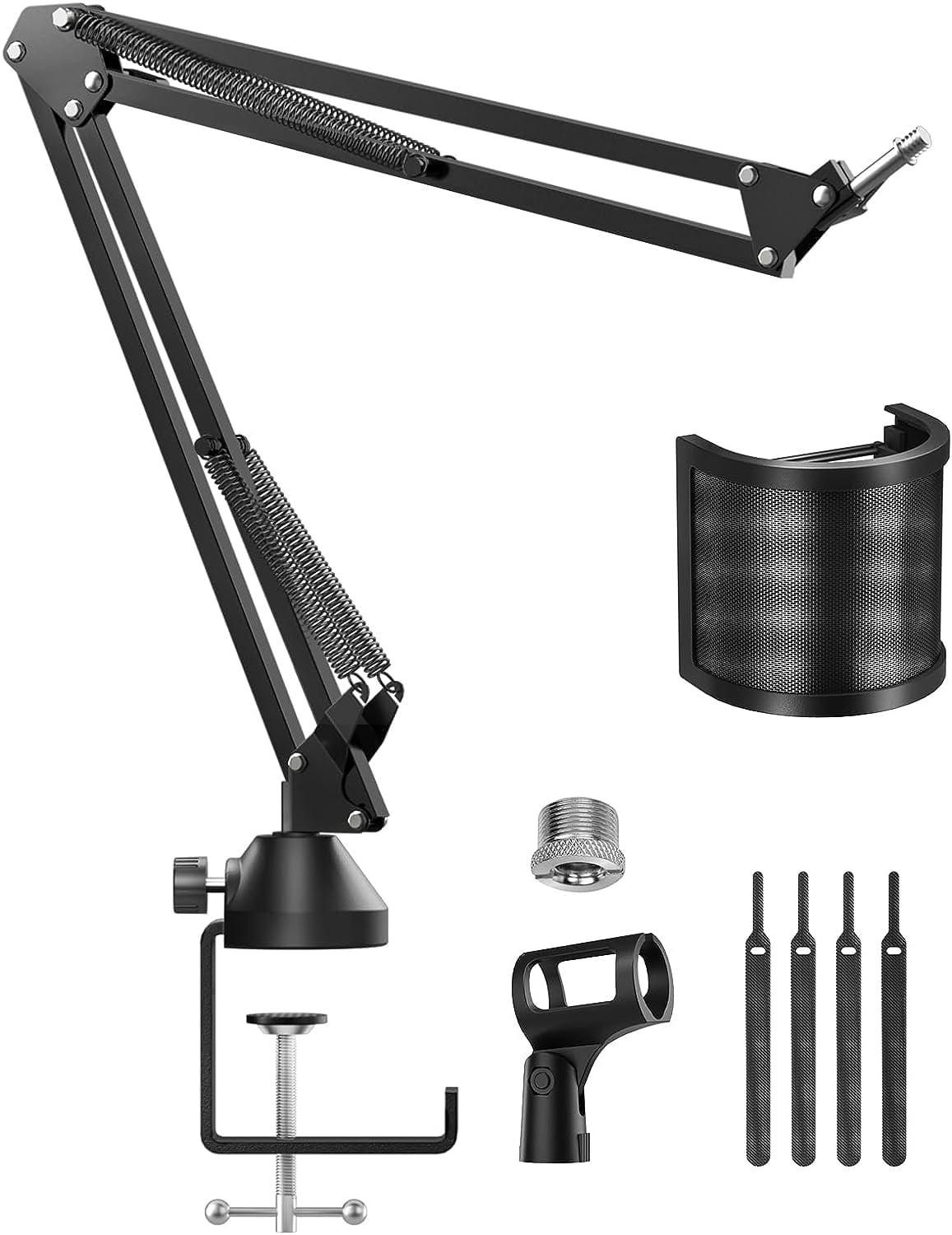 TONOR Microphone Boom Arm, Adjustable Microfono Stand Mic Arm with ...