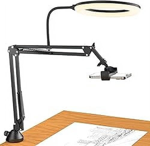 TONOR Overhead Ring Light Kit, 10" Ringlight with Heayy Duty Boom Arm ...