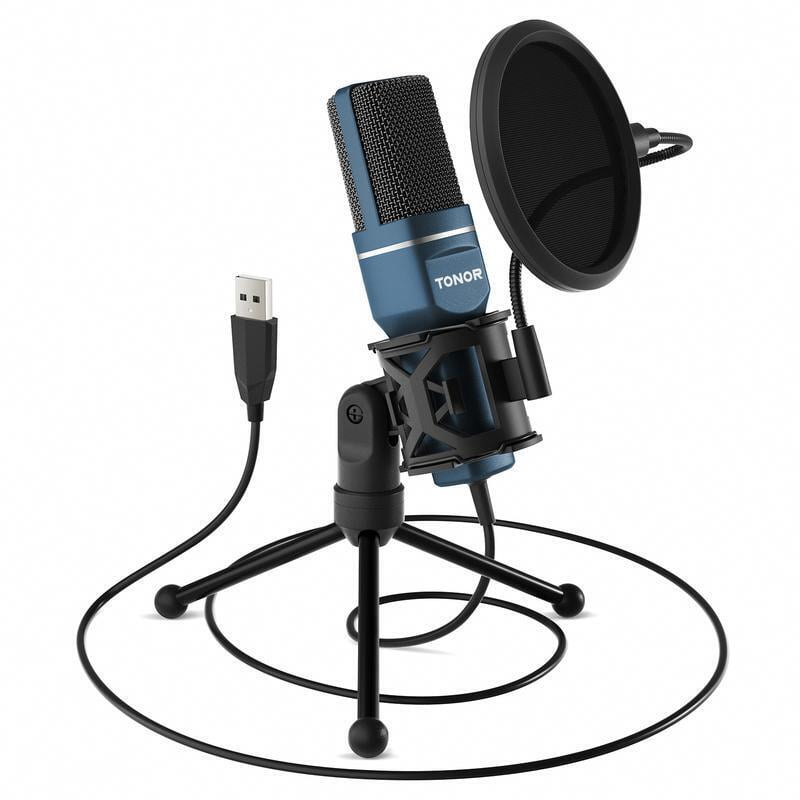 TONOR TC310 Gaming Mic, USB Microphone for PC, PS4, PS5, Cardioid ...