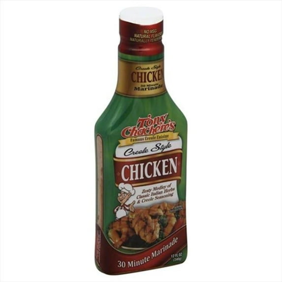 Tony Chachere's Chicken Marinade, Creole Style, 12 oz, Pack of 6 ...