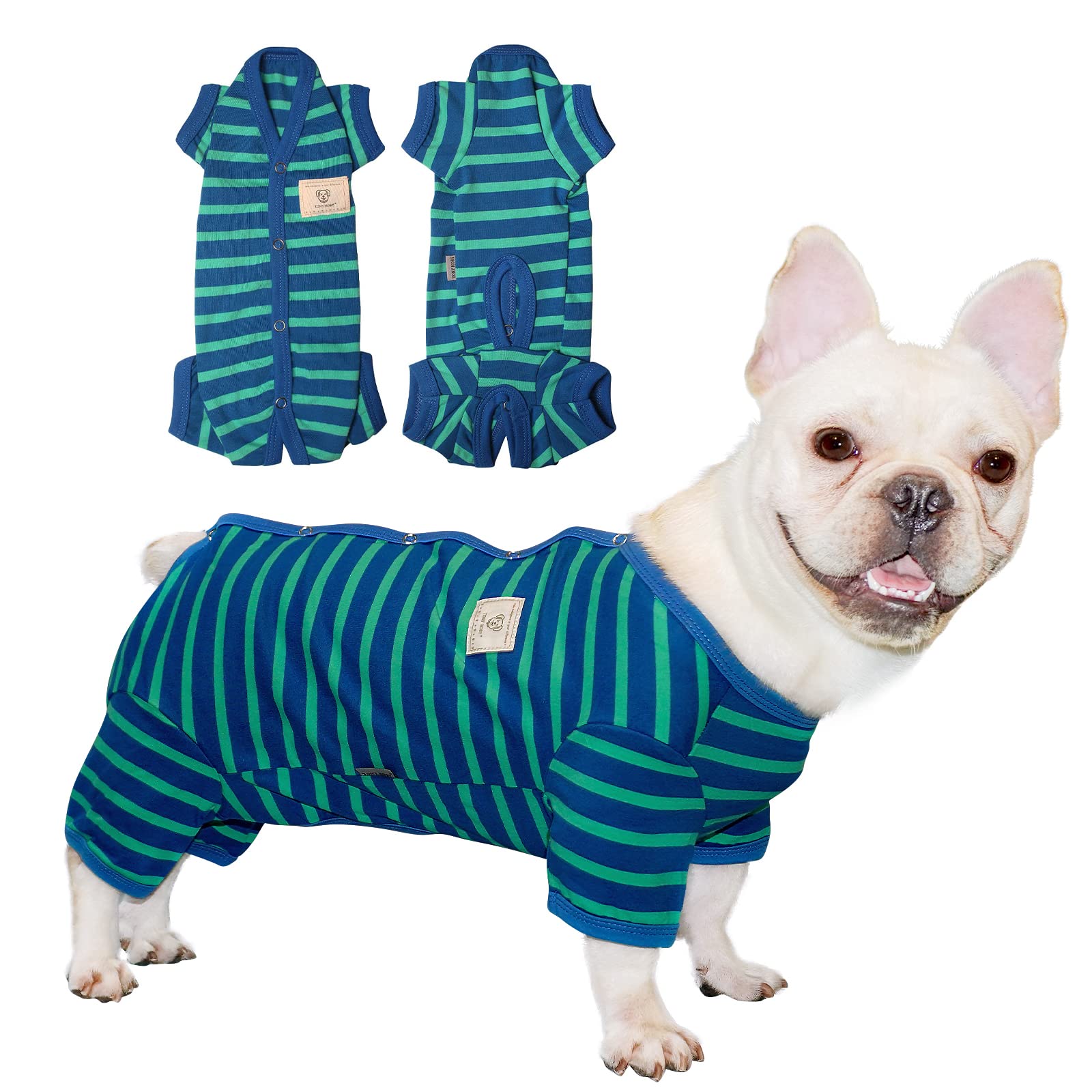 Bobasndm Soft Pure Cotton Dog Pajamas Dog Clothes Pet Jumpsuit Puppy ...