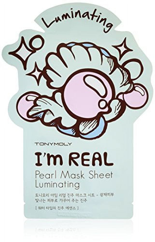 TONYMOLY I'm Real Pearl Luminating Mask Sheet, 1 Count - Walmart.com