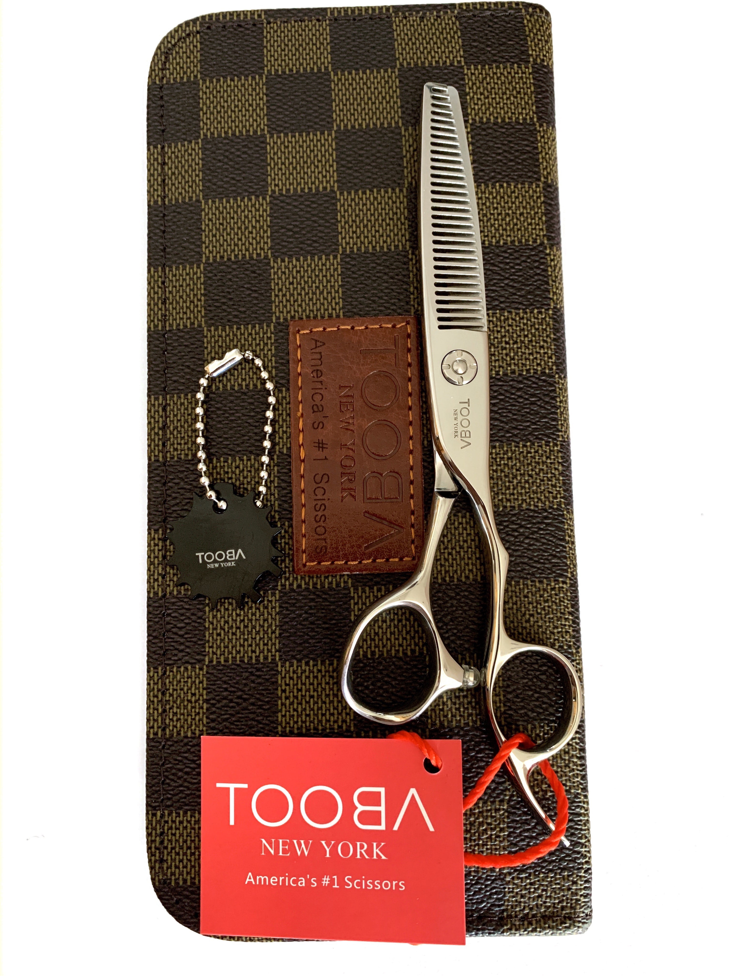 TOOBA 6'' Professional Barber Thinning Shears Haircutting Thinning ...
