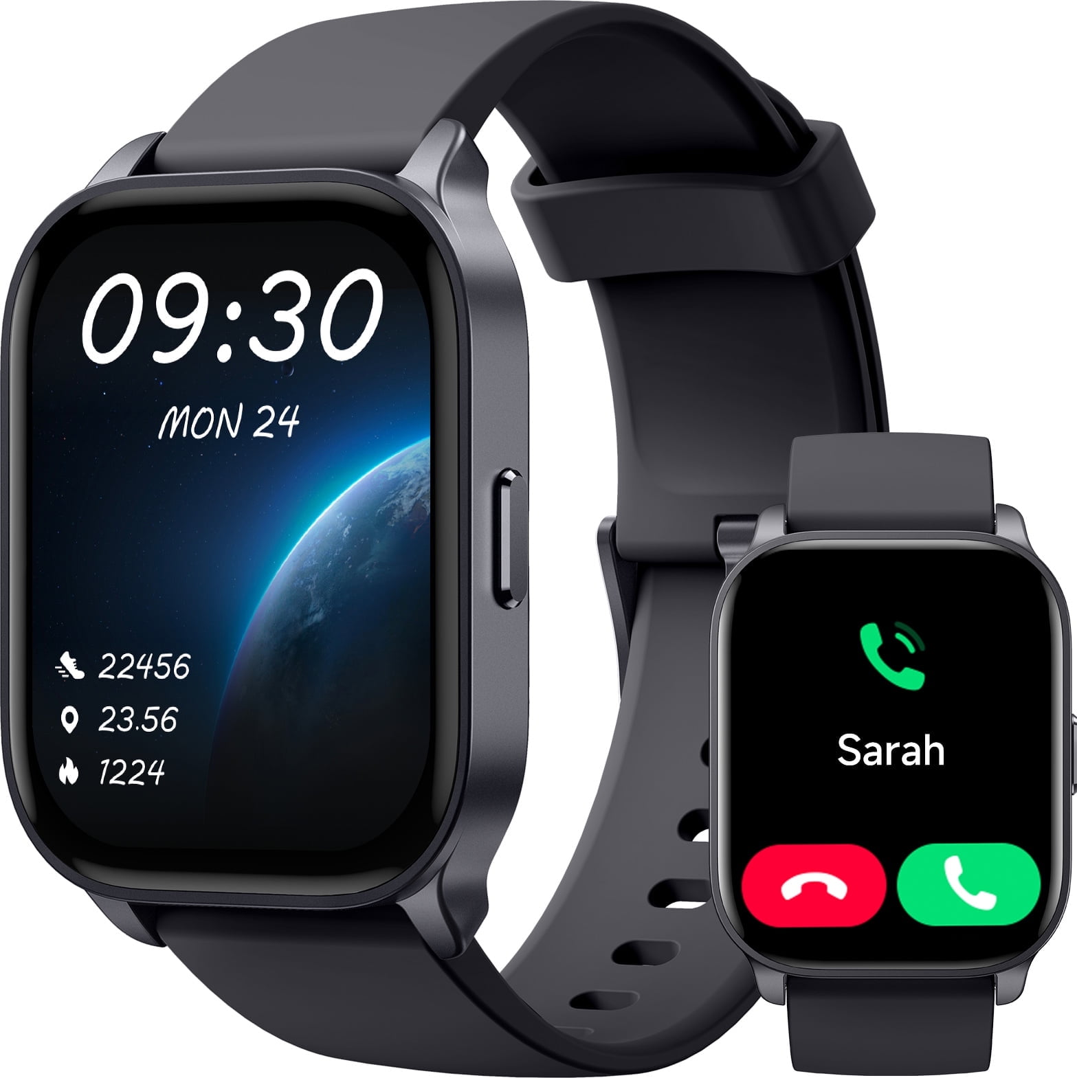 TOOBUR Smart Watch, 2.01''HD, IP68 Waterproof, Bluetooth, Answer Calls ...