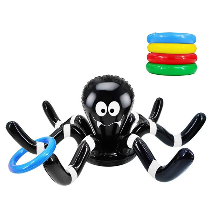 TOOCV Halloween toy PVC inflatable spider ring inflatable octopus ...