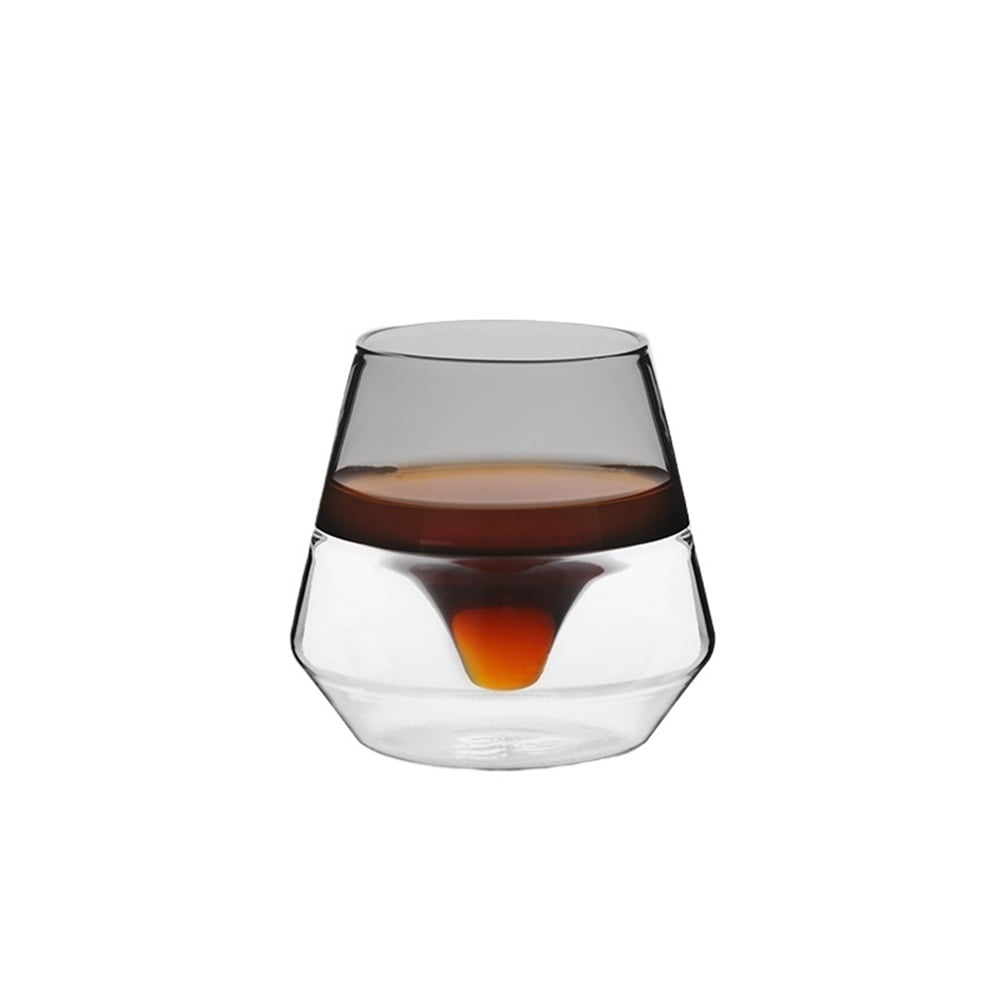 TOOCV Series Glass Cup Double Wall Glass Coffee Mugs Borosilicate Glass ...