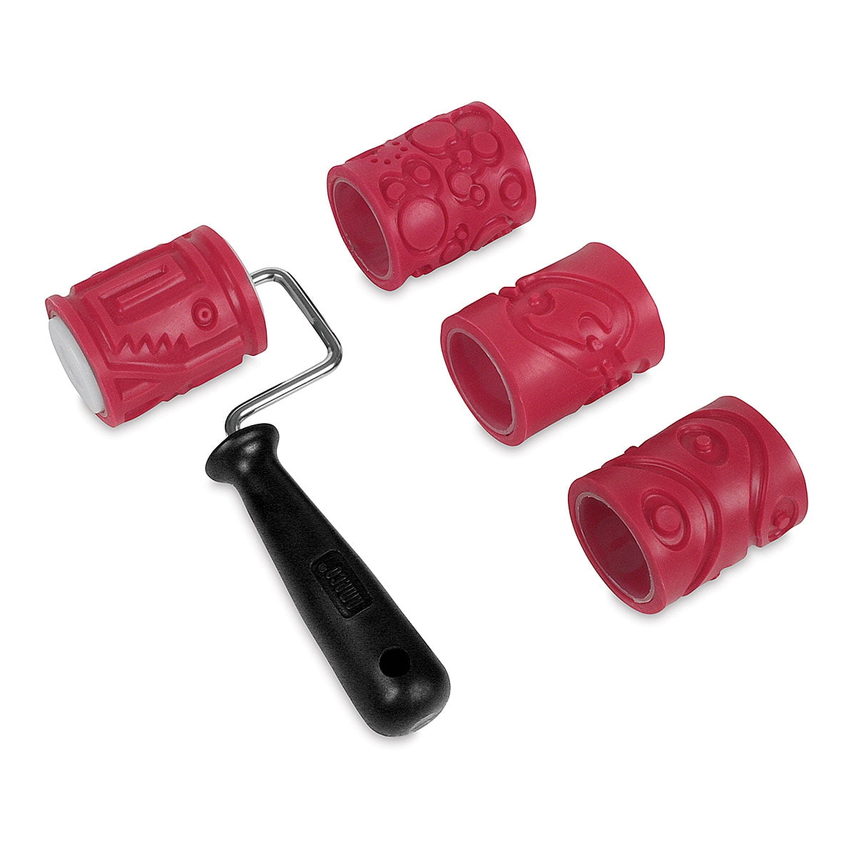 Amaco Clay Texture Rollers - Set of 4, 2.5", Style 1 - Walmart.com