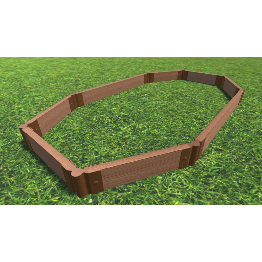 TOOL-FREE CLASSIC SIENNA 'ROMAN BATHTUB' 4' X 7' X 5.5" RAISED GARDEN ...