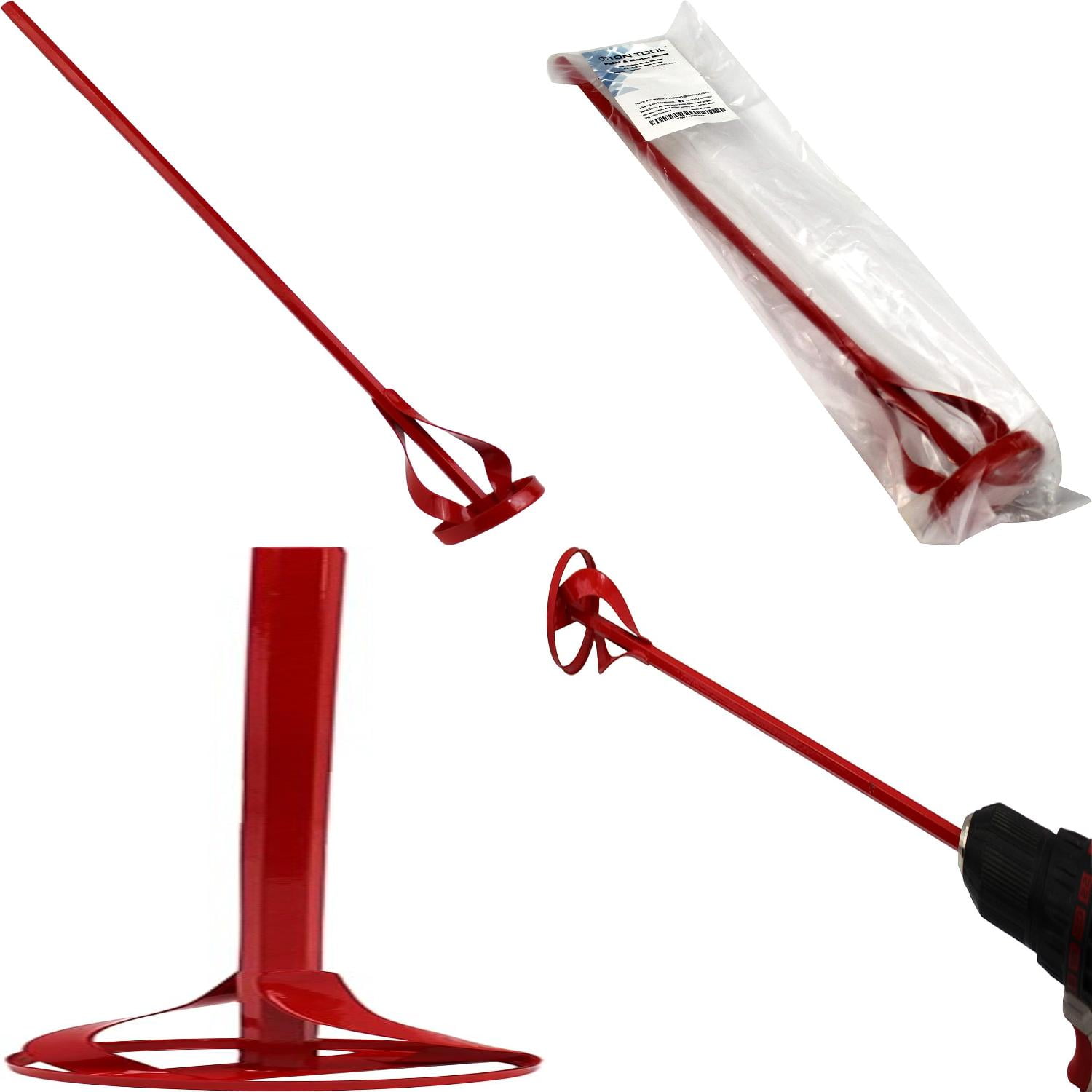 TOOL Paint & Mortar Mixer 16in length 2.5in mixing head - Walmart.com