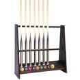 TOOL1SHOoo 10 Pool Cue Rack,Freestanding Pool Stick Holder for Billiard ...