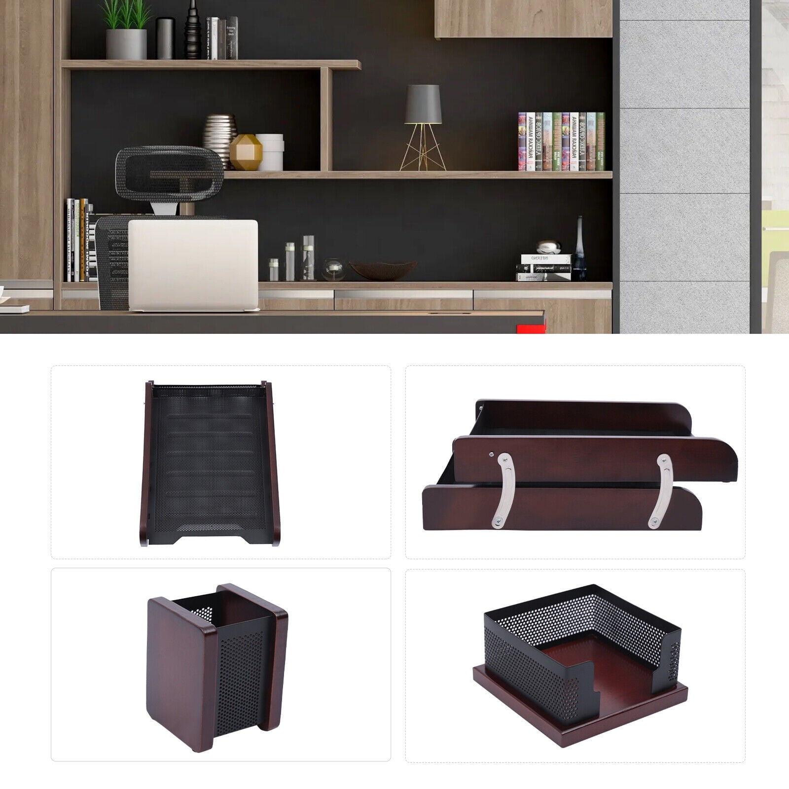 TOOL1SHOoo 2 Tier Document Letter and Pens Tray for Folders,Stationary ...