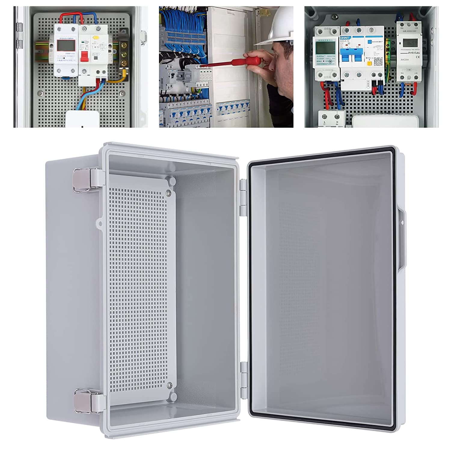 TOOL1SHOoo ABS Plastic Electrical Enclosure Waterproof Wall Mount ...