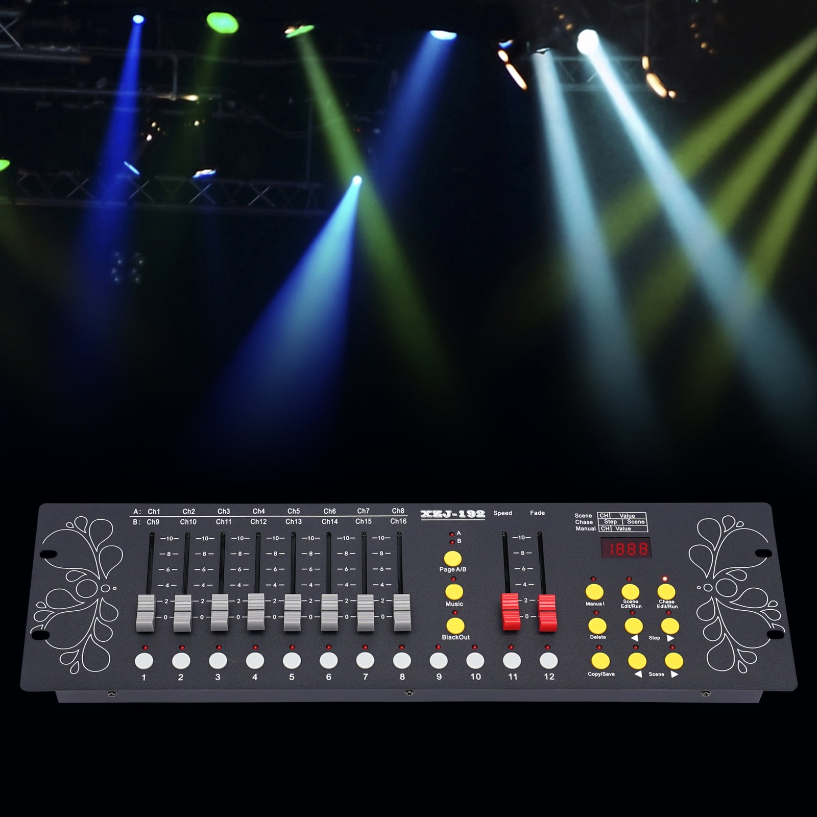 TOOL1SHOoo DMX Controlle Premium DMX Stage Lighting Controller Program ...