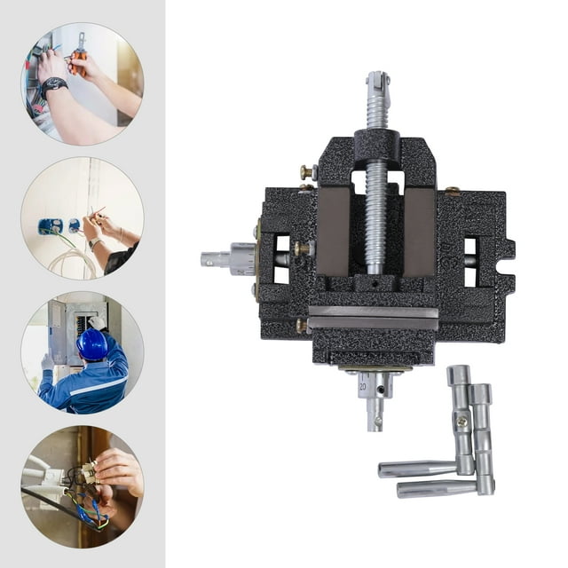 TOOL1SHOoo Drill Press X-Y Compound Vise 2 Way Heavy Duty Cross Slide ...