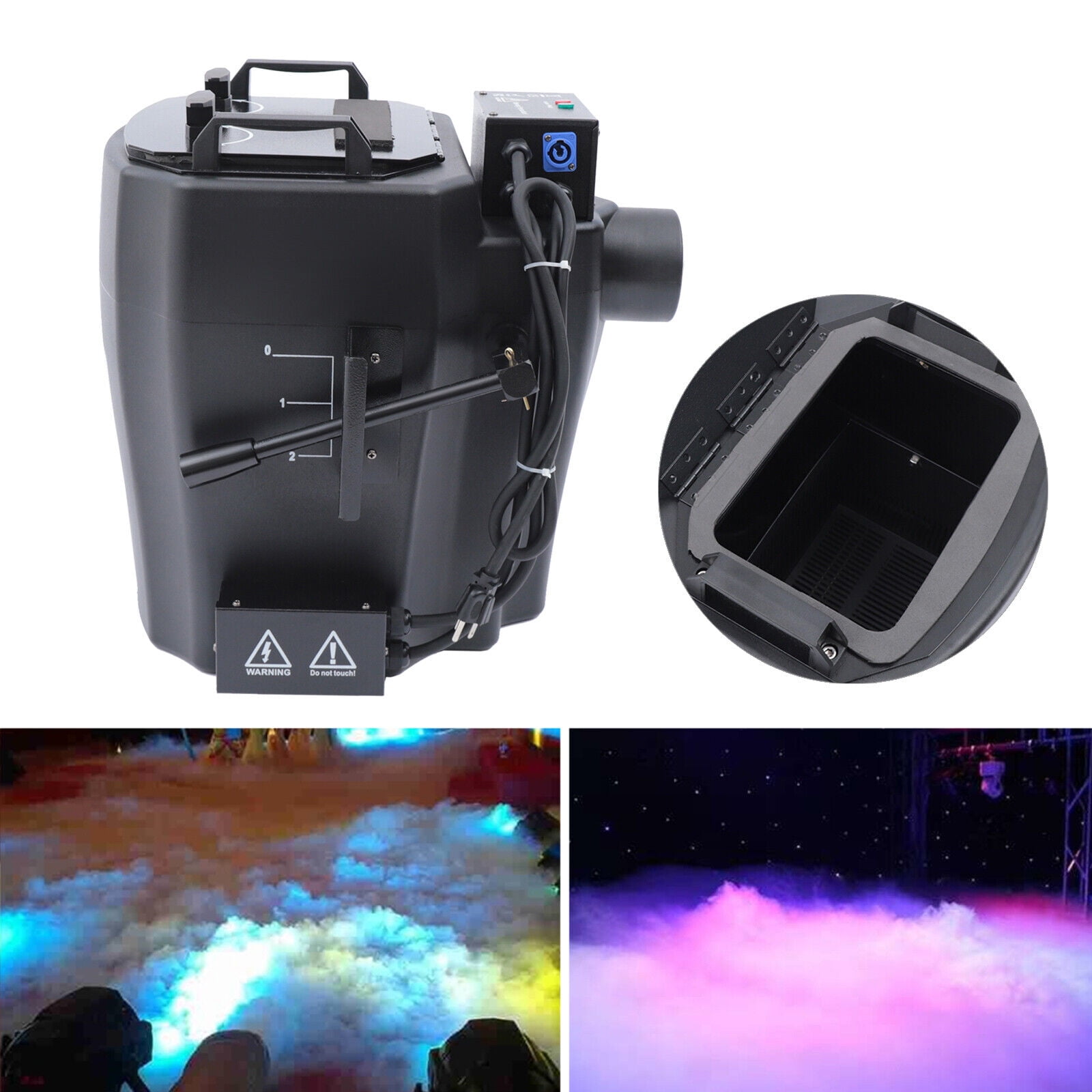 TOOL1SHOoo Dry Ice Fog Machine Smoke Machine Low Lying Fog Machine with ...