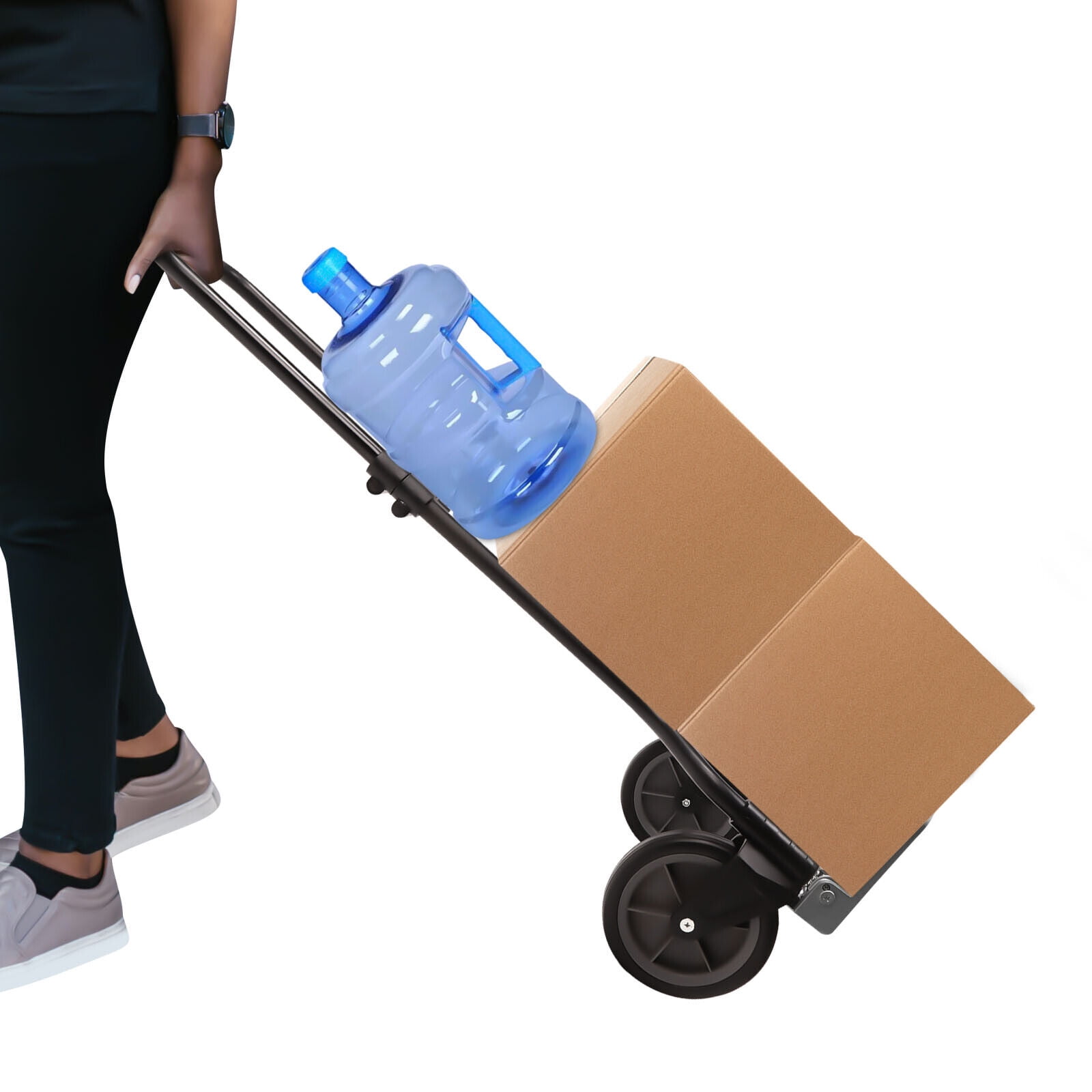 TOOL1SHOoo Hand Truck Trolley Aluminium Portable Folding Luggage Cart ...