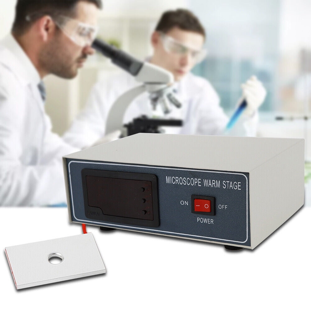 TOOL1SHOoo Microscope Temperature Control Stage Slide Warmer Digital ...