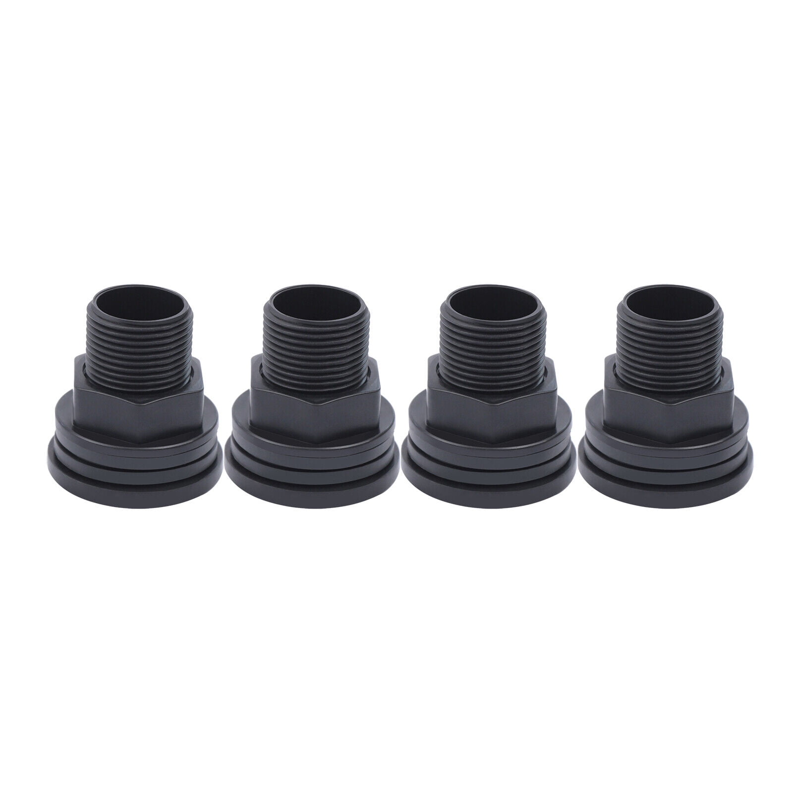 TOOL1SHOoo PVC Bulkhead Fitting Double Threaded Bulkhead Water Tank ...