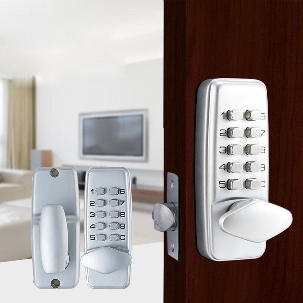 TOOL1SHOoo Digital Mechanical Door Lock, Keyless, Aluminum Alloy ...