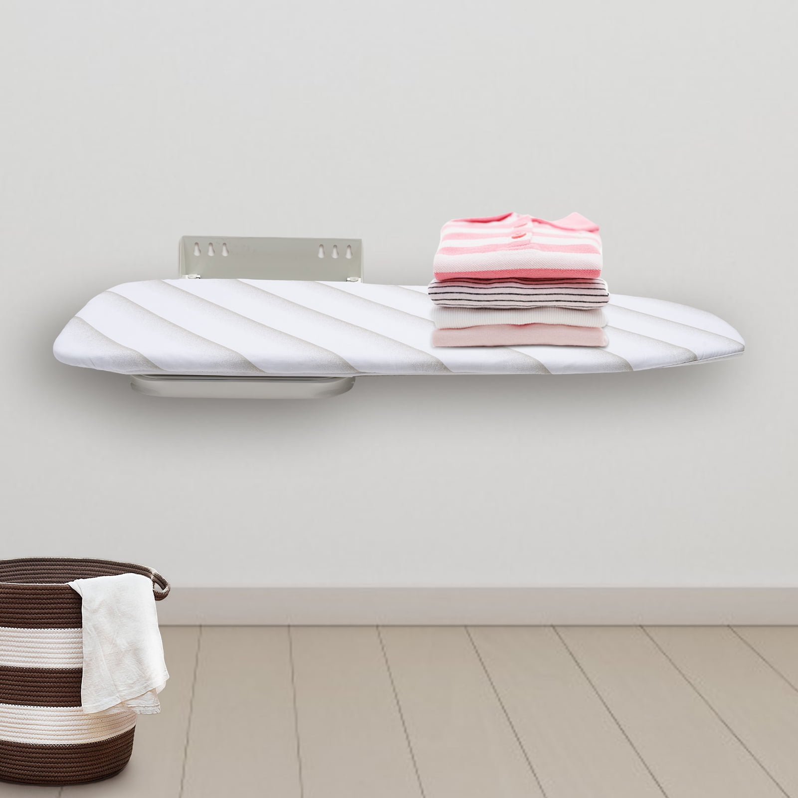 TOOL1SHOoo Wall Mounted Ironing Board Fold Drop Down Laundry Iron ...