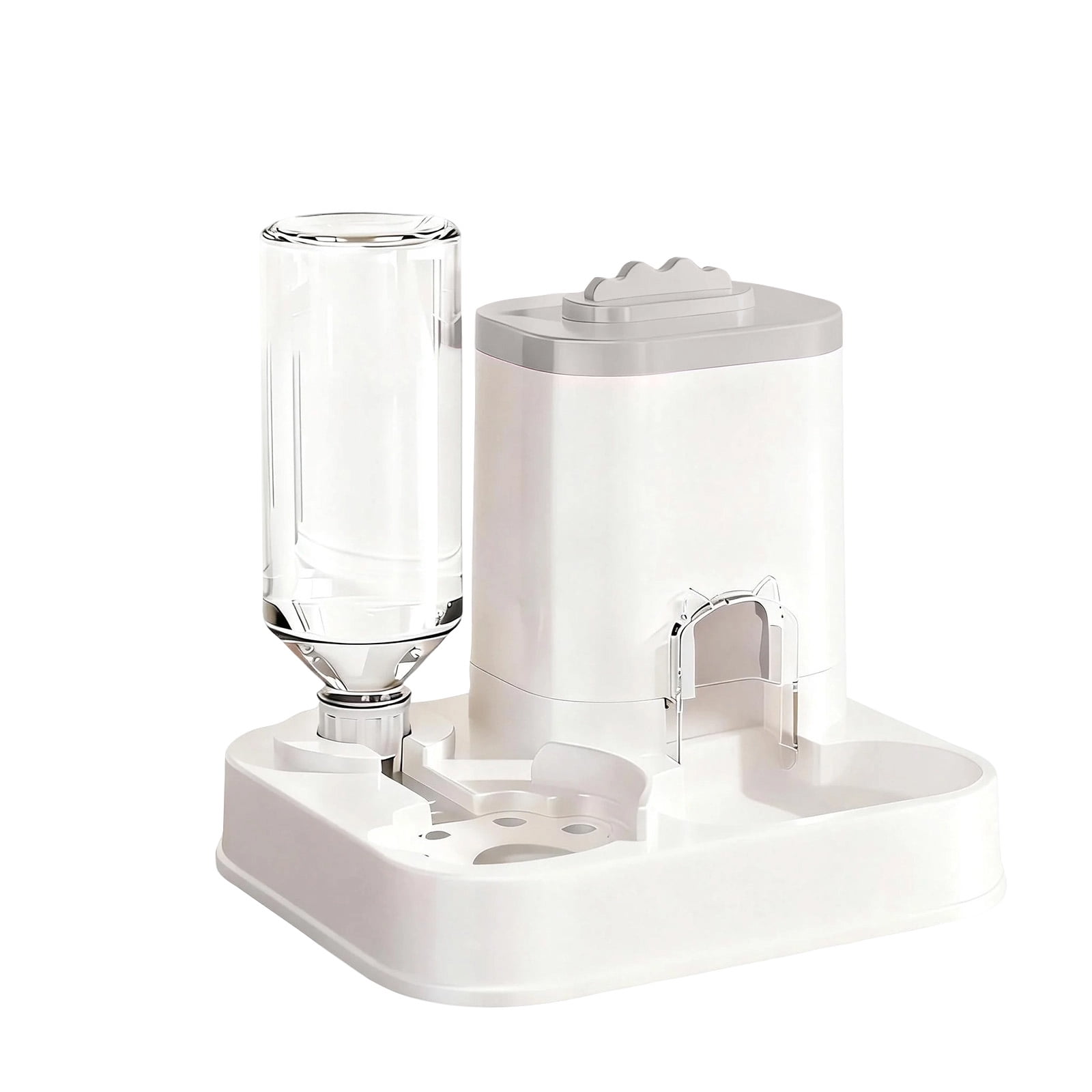 TOOLGOOD Automatic Dog Cat Feeder and Water Dispenser Combo, 10L Large ...