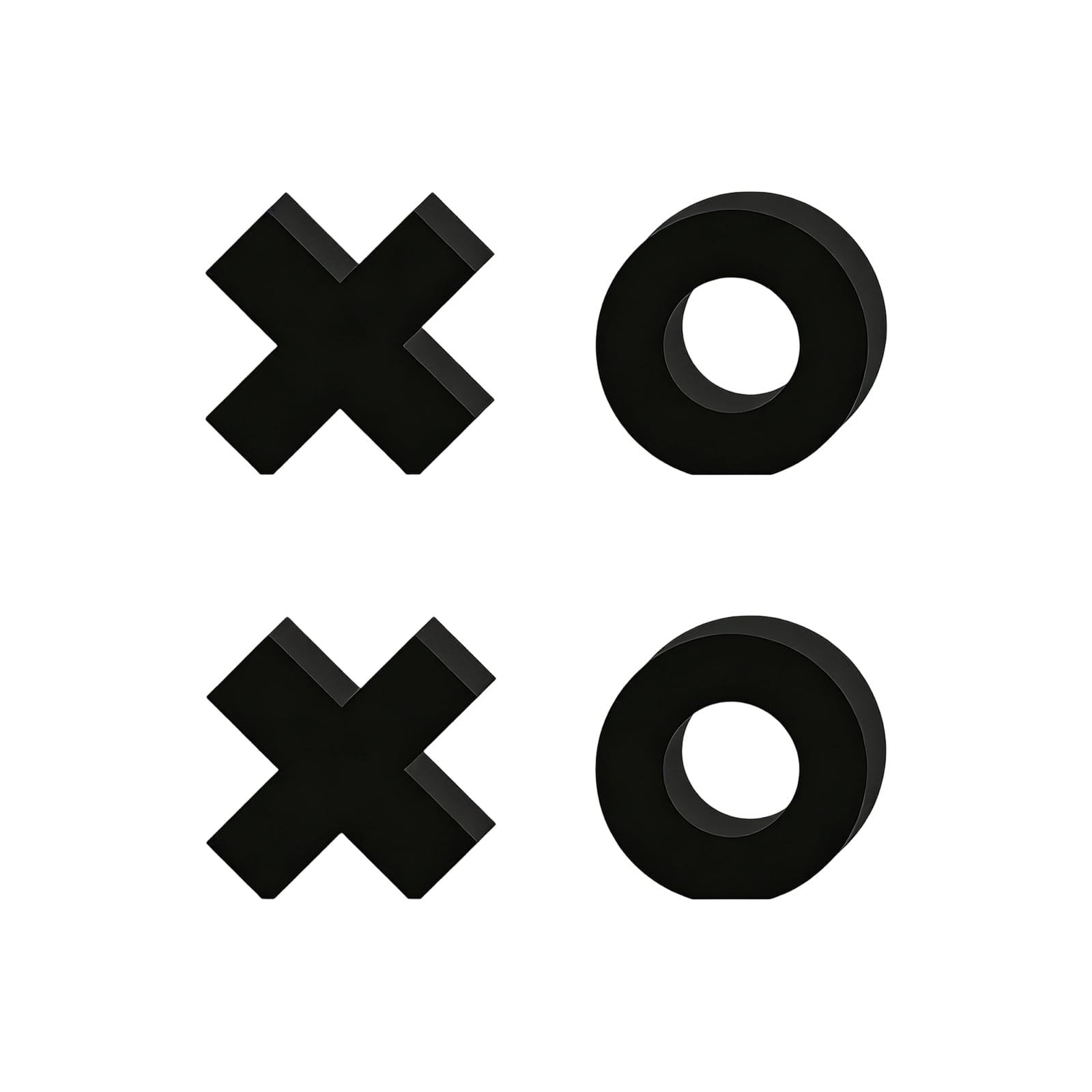 TOOLGOOD XOXO Sign Blocks V-day Gift Freestanding Love Letter Table Top ...