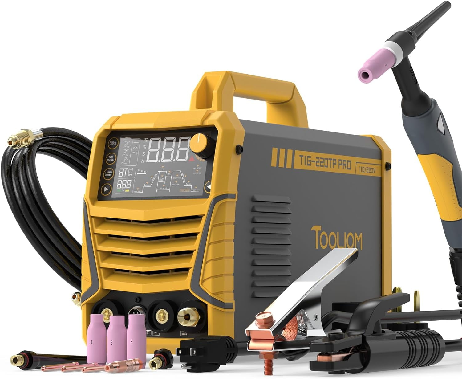 TOOLIOM 220A Cold TIG Welder with DC Pulse, 7 In 1 Cold Spot Lift TIG ...