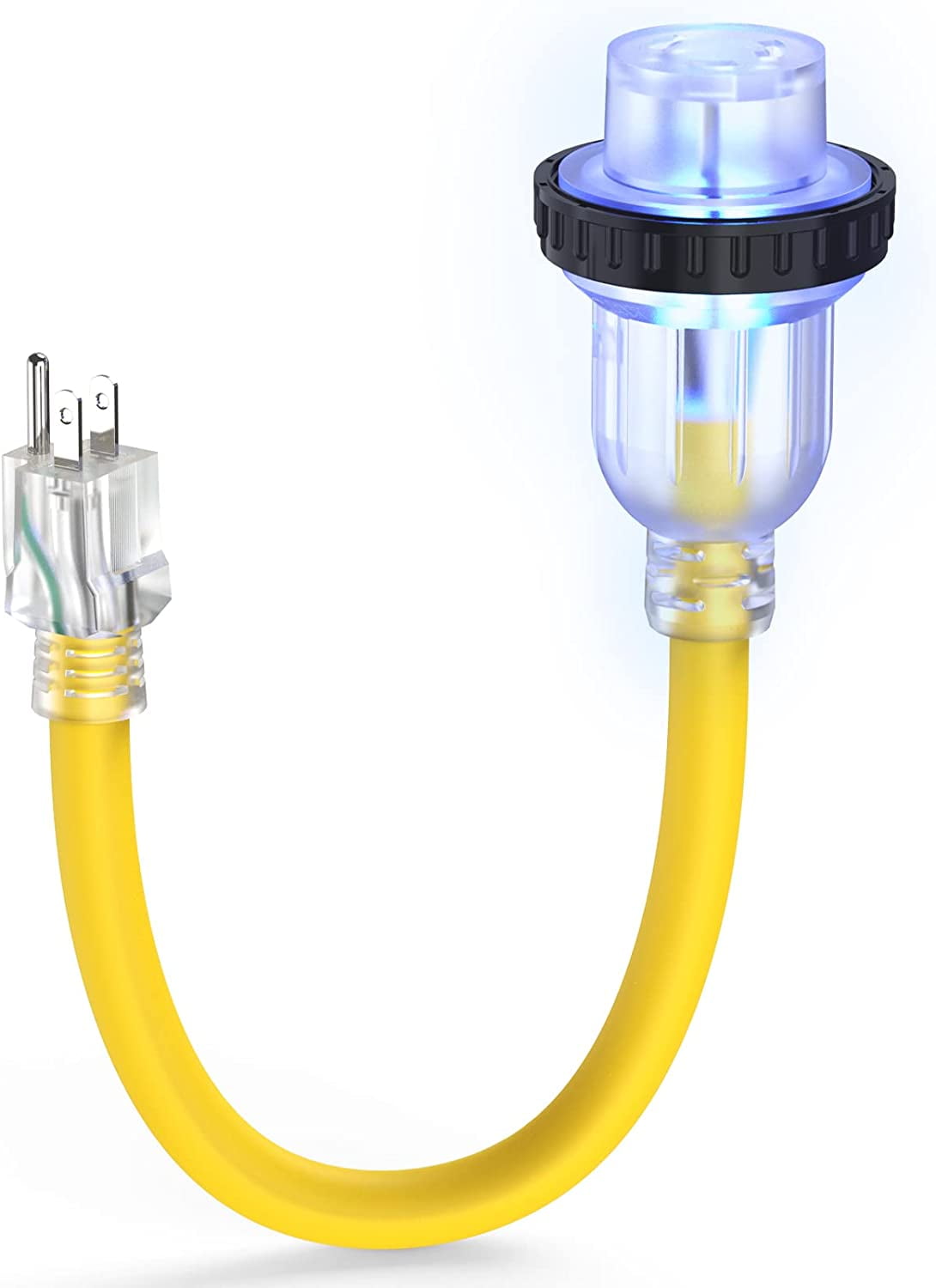 TOOLIOM 30 Amp to 15 Amp 110 RV Electrical Adapter Cord, Twist Lock, 10 ...