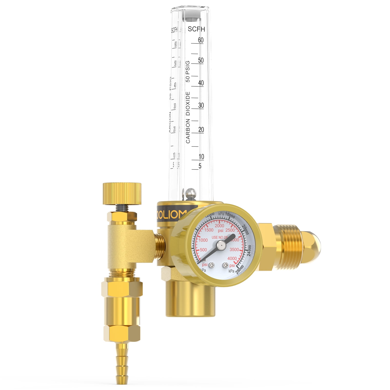 TOOLIOM CO2 Argon Flow Meter Gas Regulator Gauge Mig Tig Welding ...