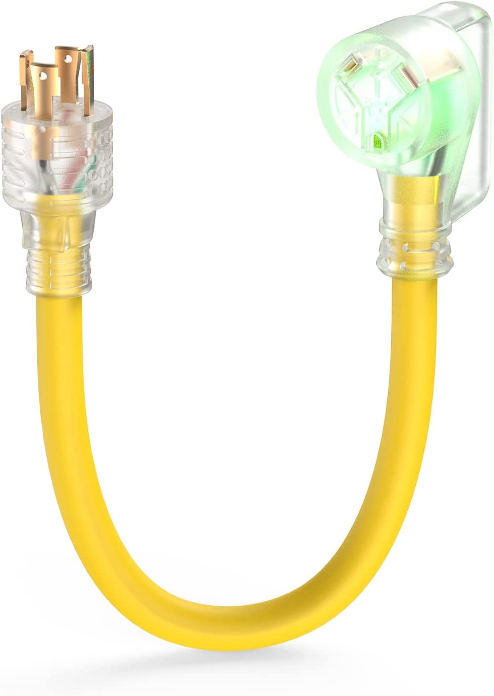 TOOLIOM RV Generator Power Adapter 4 Prong L14-30P /TT-30R Handle Power ...