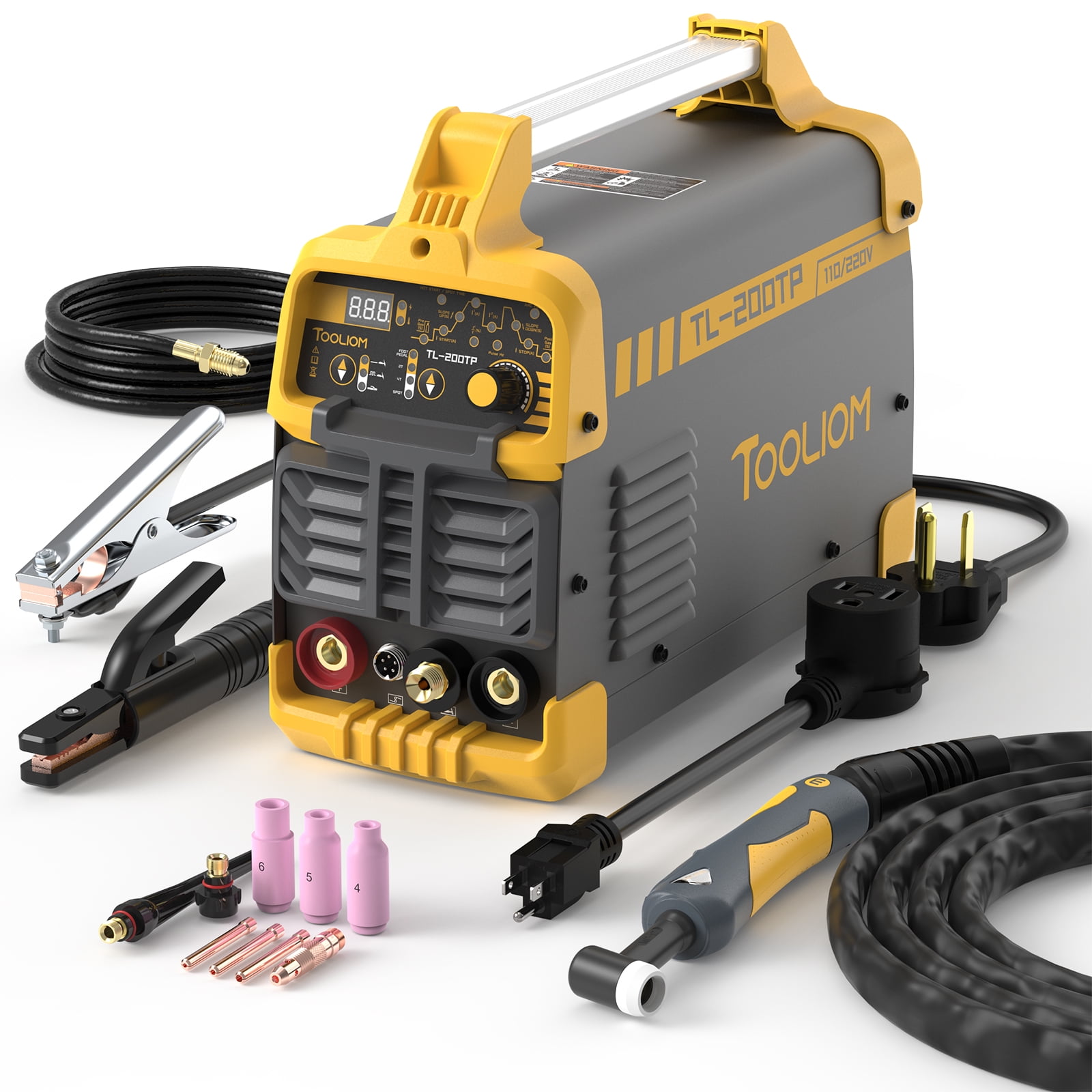 Tooliom TIG Welder with Pulse Welding, Multifunctional DC, 110/220V ...
